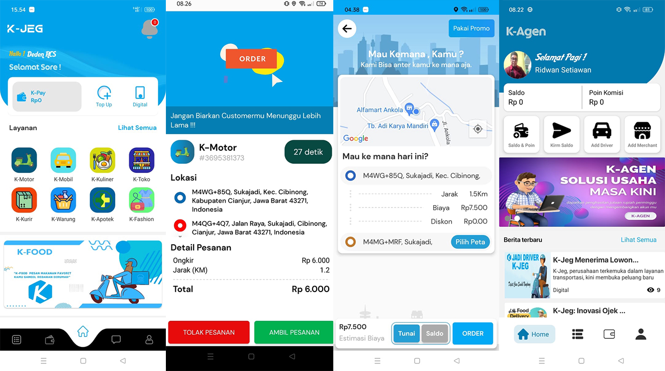 Jasa Pembuatan Aplikasi Ojek Online